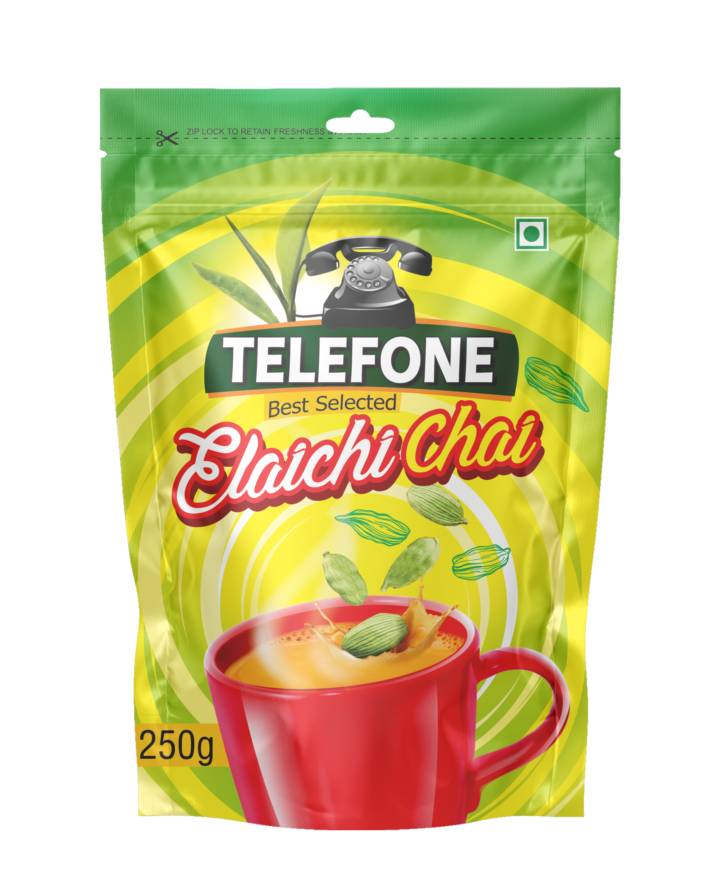 TELEPFONE ELAICHI CHAI 250g | Cardamom Flavored Tea – GS Tea